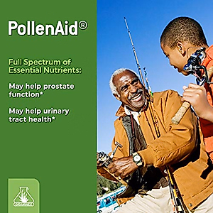 Graminex PollenAid Prostate Supplement: All Natural Prostate Support for Bladder Control & Urinary Tract Health, Rye Pollen Extract Made in USA, 200 Tablets