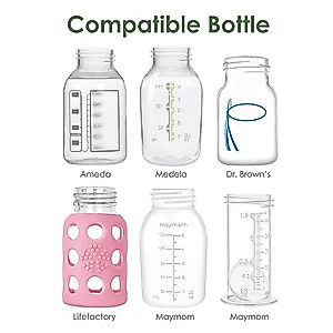 Maymom Breast Shield Flange Compatible with Ameda Breast Pumps MYA Joy Finesse (19 mm, 1-Piece)