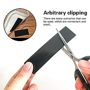 15Pcs Professional Self Adhesive Hook and Loop Sticky Back Fastener, Double-Sided Fasten Interlocking Tape for Home and Office Use, 1.2 x 4.7 Inch
