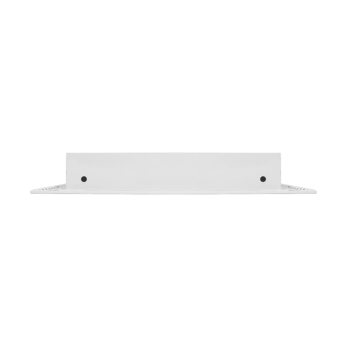BUILDMART - 10x10 Modern AC Vent Cover - Decorative White Air Vent - Standard Linear Slot Diffuser - Register Grille for Ceiling, Walls & Floors - Texas Buildmart