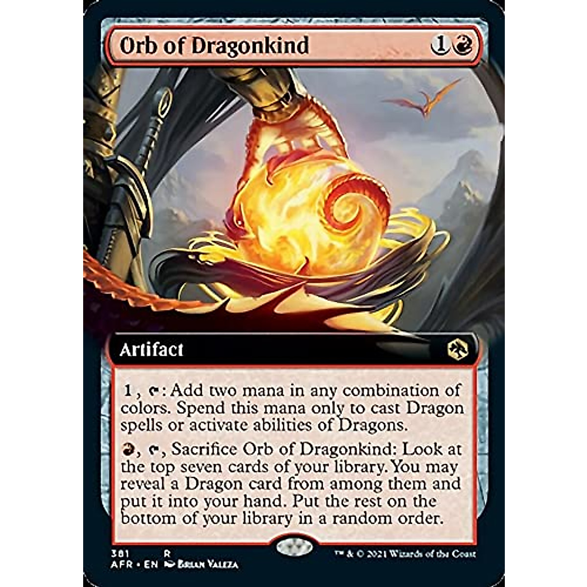 Magic: the Gathering - Orb of Dragonkind (381) - Extended Art - Adventures in The Forgotten Realms