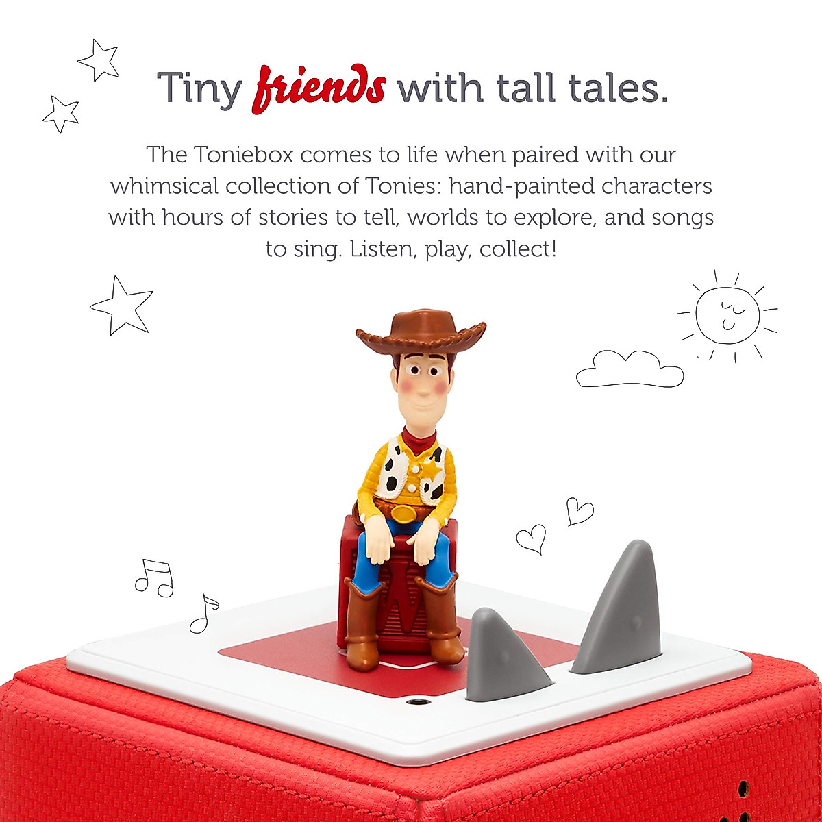 Tonies Woody Audio Play Character from Disney and Pixar's Toy Story