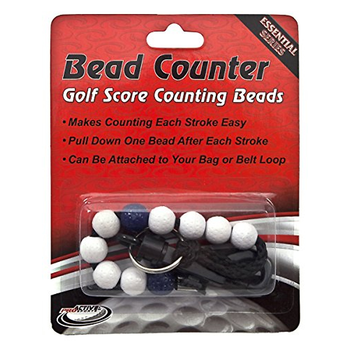 ProActive Sports Bead Counter Golf Score Counting Beads with Clip