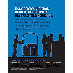 6 CLS1410 - UHF 1 Watt 4 Channel Radios & 1 56531 6 Radio Charger by Motorola Solutions - Intended for Business Use Black