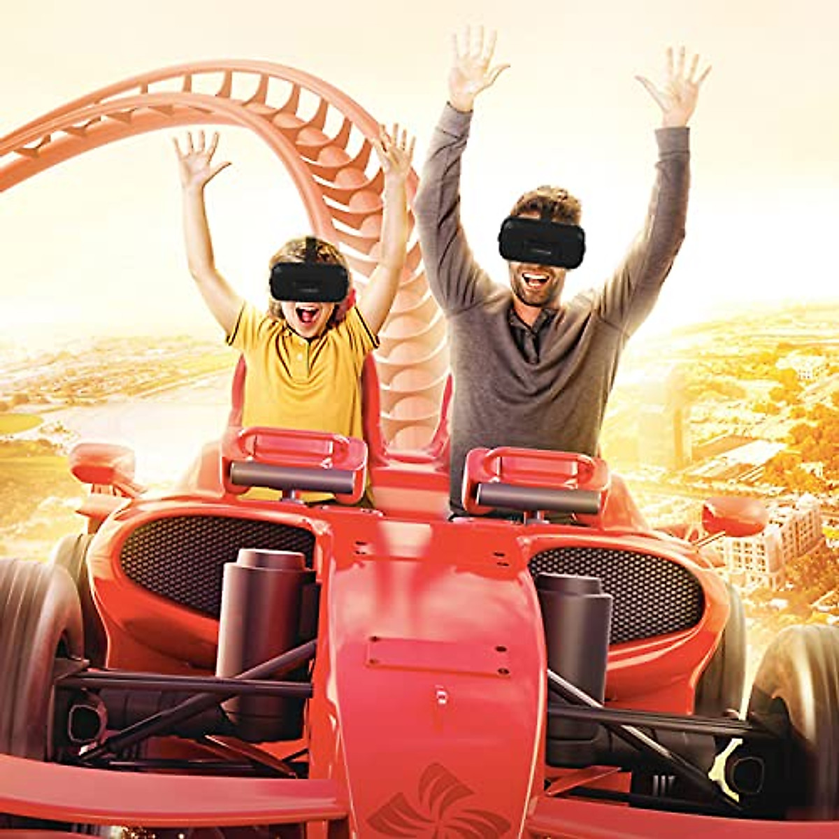 VR SHINECON Original 6.0 VR Headset Version Virtual Reality Glasses Stereo Headphones 3D Glasses Headset Helmets Support 4.7-6.53 inch Large Screen Smartphone (with Controller SC-B01)