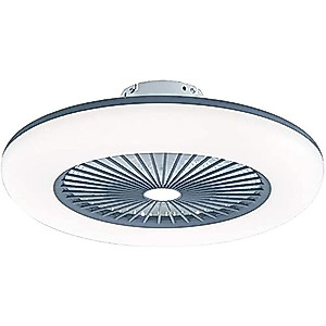 Cordless Wall Sconce 22" LED Ceiling Fan with Lights Dimmable with Remote Control, 3 Speed, Modern Ceiling Fan Light Dining Room Bedroom Living Lamps Invisible Ceiling Lamp Fan Lighting [Energy Class