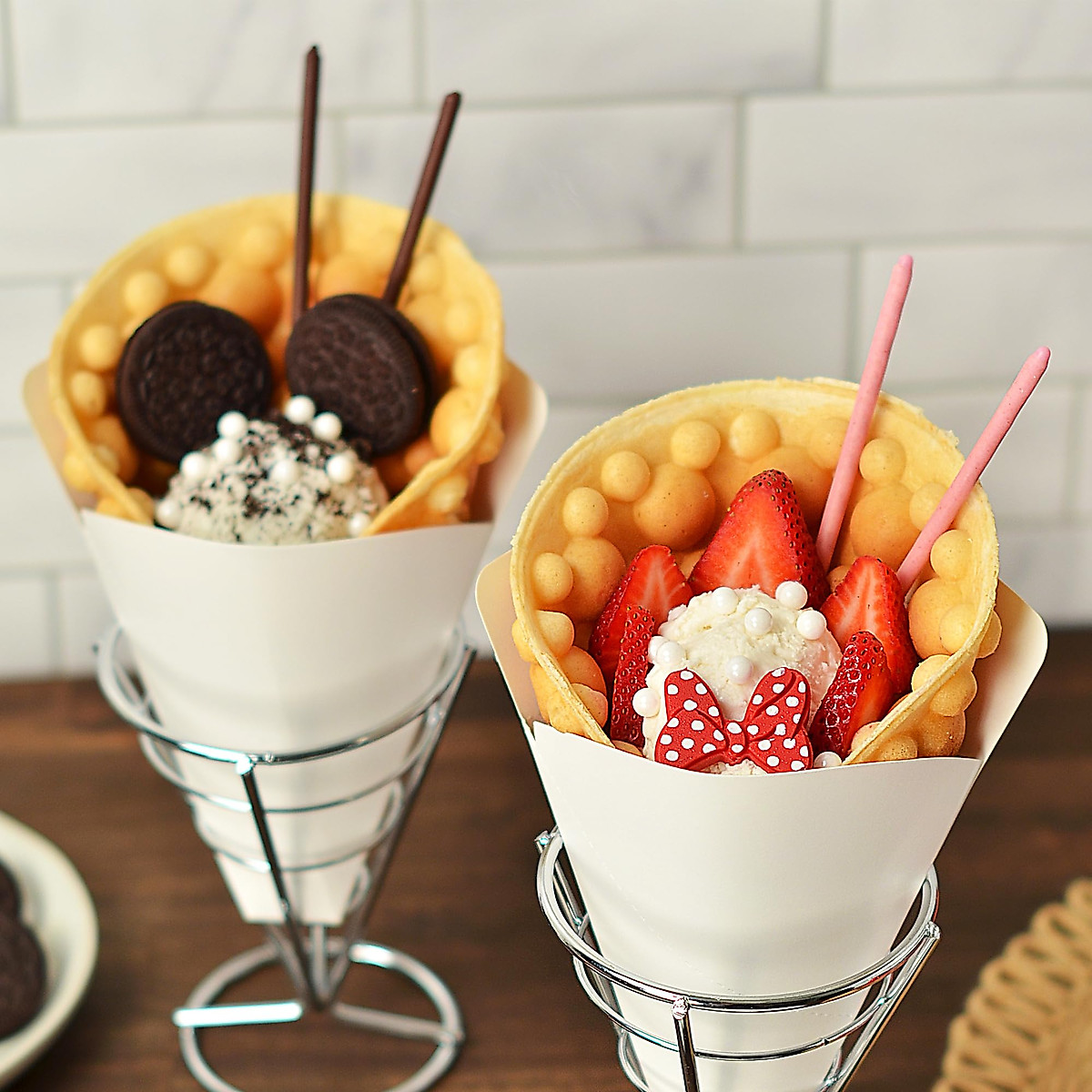 Disney Mickey Mouse Flip-Over Bubble Waffle Maker