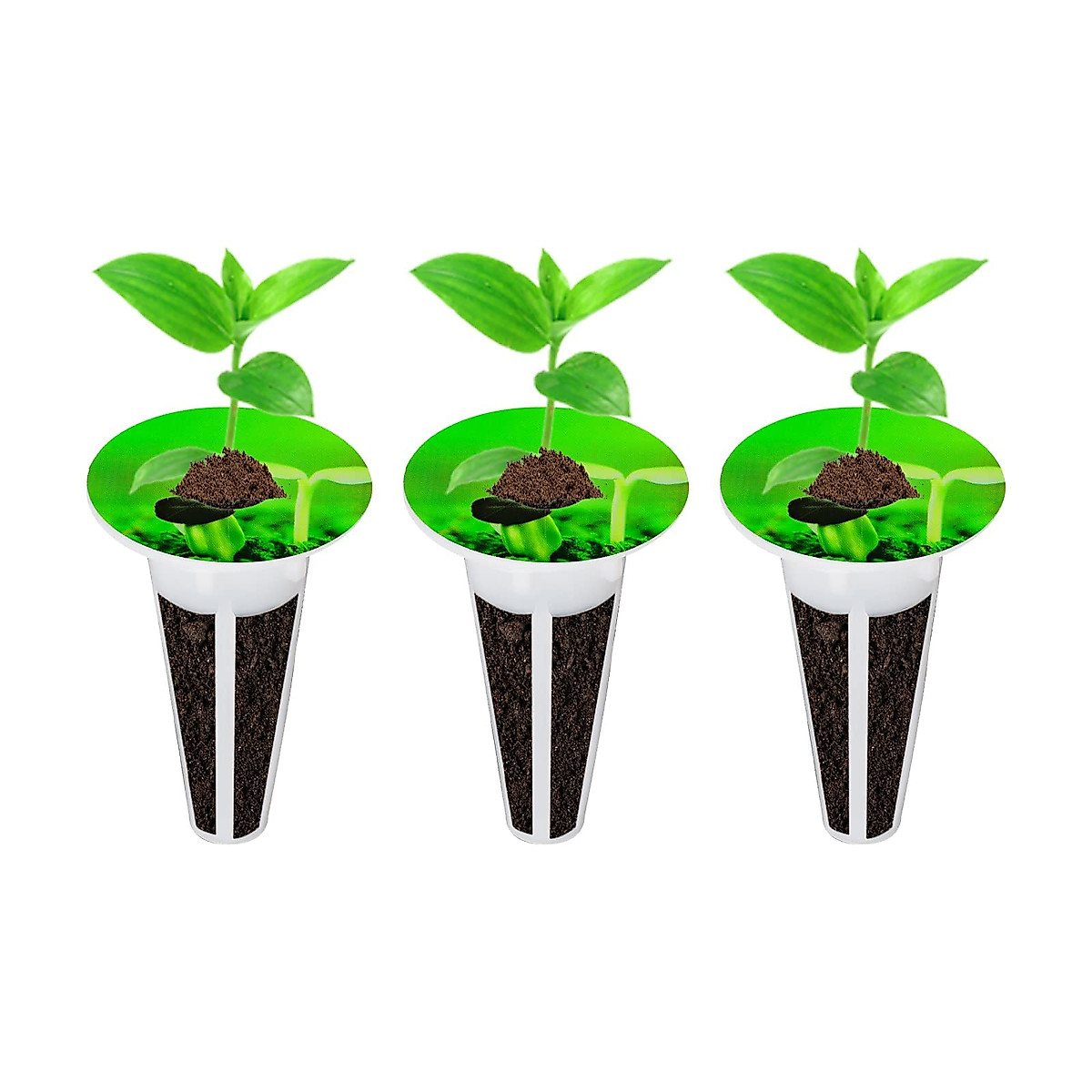 120 PCS Plant Grow Stickers, Grow Baskets Labels, Hydroponic Plant Label for Seedlings Garden Pods Plant Labels for Labeling Plants and Understanding Plant Growth