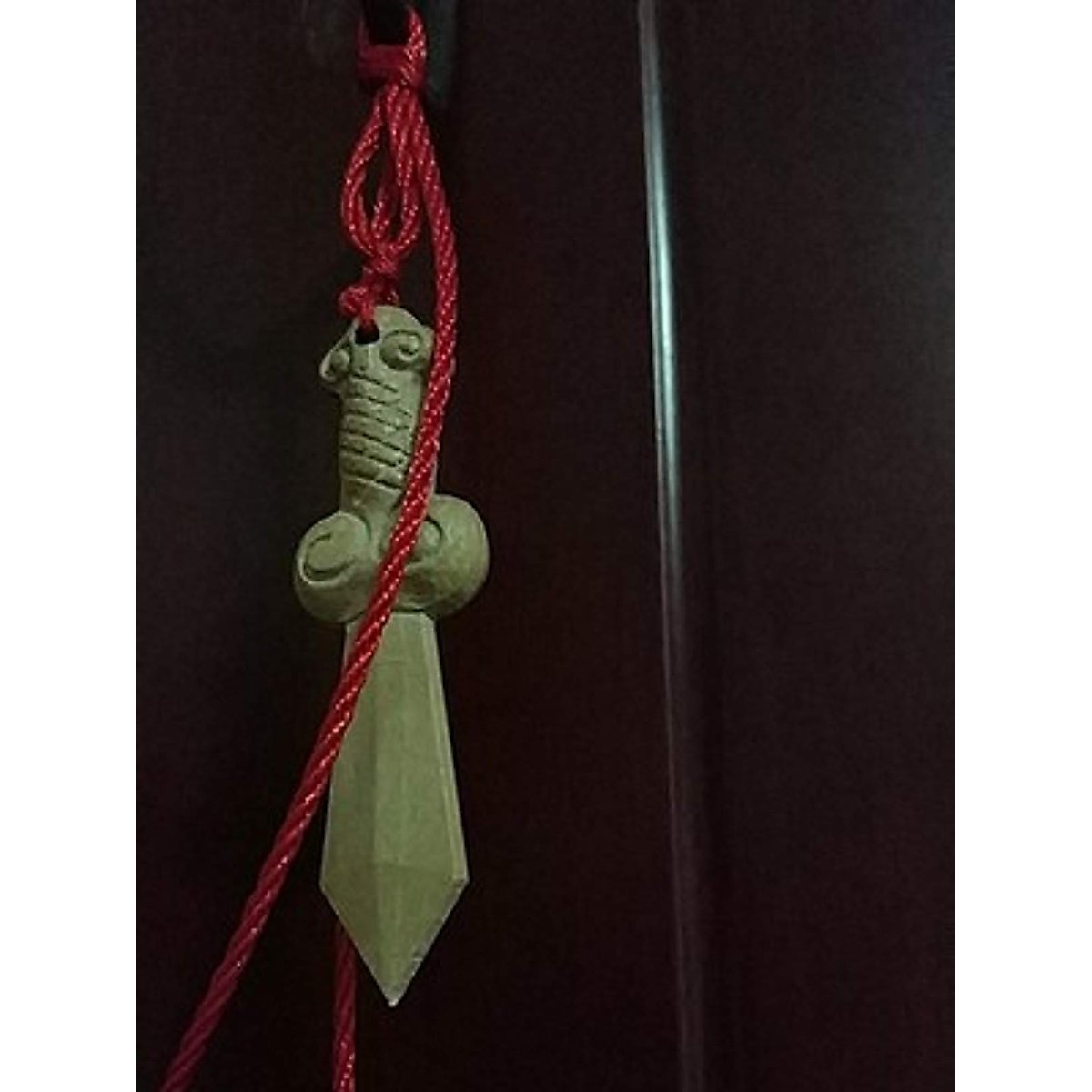 WellieSTR 11 Stlye Feng Shui Protection Amulet - Mini Peach Wood Sword,Knife, Axe, and Pen Pendant (Basic) 护身符 桃木剑 辟邪 转运 学习 (Baby Children's Portable Necklace Pendant)
