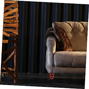 Yardenfun 2pcs Table Legs Desk Legs Furniture Legs Small Table Leg Wood Couch Legs Wooden Sofa Feet Small Furniture Wooden Leg Wooden Dresser Leg Extenders 8 Cm Solid Wood Sofa Legs