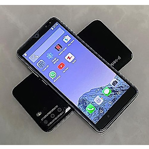 aderroo Unlocked Cell Phone，Y77 Android Smartphone, 5.72-inch IPS Full-Screen，Front and Rear Cameras，1GB RAM 8GB ROM，Only Supports Dual SIM Card Frequency Band of 3GWCDMA ：850/2100MHZ（Black）