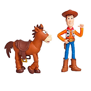 Pantyshka Toy Story Toys – Set of 7 Action Figures with Woody, Buzz and Jessie – Premium Animated Collection with Keychain Included – Fun Party Supplies for Toddlers – Cake Topper Set for Birthday