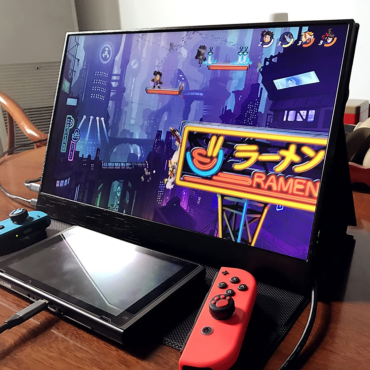 HONGYIFEI2021 Monitor 144Hz 2K Portable Monitor 15.6'' HDR FHD IPS 100% SRGB Gaming with USB-C HDMI External Computer Display for PS4 PS5 Xbox Switch PC Phone, 2560x1440 Gaming Monitor