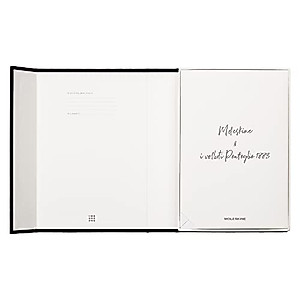 Moleskine Limited Edition Velvet Notebook, Hard Cover, Large (6" x 9"), Ruled/Lined, Iris Purple, 240 Pages