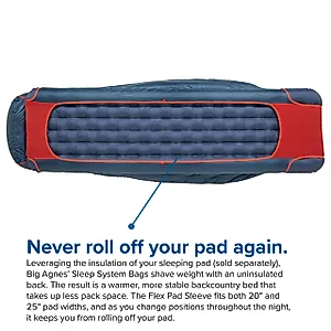 Big Agnes Anvil Horn (650 DownTek) Sleeping Bag, 15 Degree, Wide Long, Left Zip