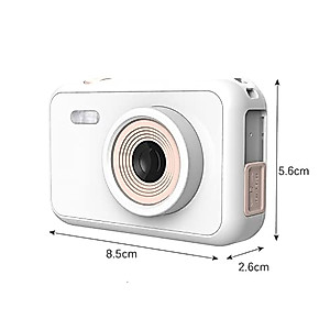 MEENE Digital Camera 12MP 1080P High Resolution Kids Portable Mini Video Camera 2.0 Inch LCD Display Screen 32GB TF Card Storage (Color : Red)