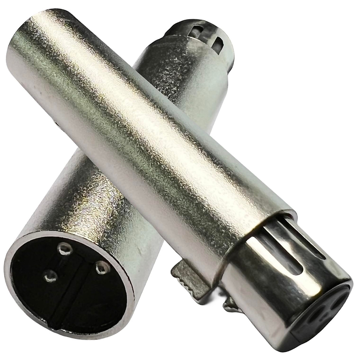 CESS XLR Male to XLR Female Cable Extension Extender Connector (jcx) (2 Pack)