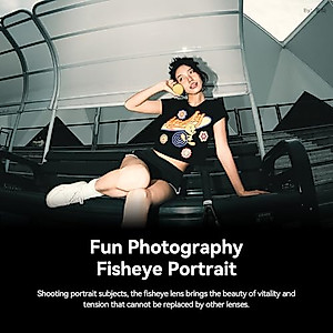 Brightin Star 10mm F5.6 Fisheye Wide Angle APS-C Manual Foucus Mirrorless Camera Lens, Fit for Canon EOS-M Mount M, M2, M3, M5, M6, M10, M100, M50, M200 (Silver)