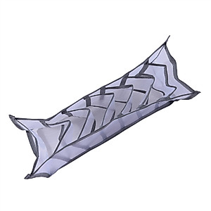 QBQBY 6/7/11 Grids Washable Wardrobe Clothes Organizer Jeans Compartment Storage Box Foldable Closet Drawer Organizer Clothes Drawer Mesh Separation Box Portable Clothes Wardrobe,Grey 2