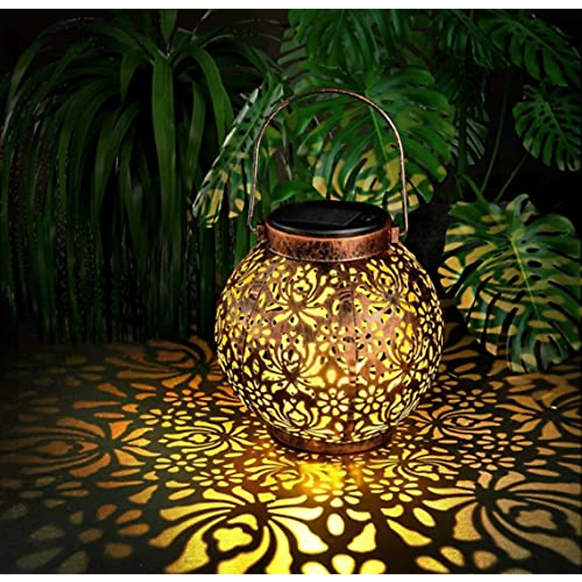 2 Pack Solar Lights Replacement Top Parts 7 Lumens Lantern Lids Light for Hanging Solar Lanterns Outdoor Decorations Garden Patio