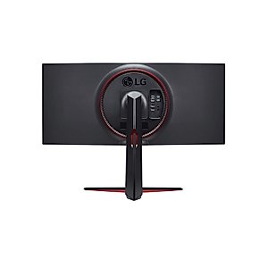 LG 34” 34GN85B-B Nano IPS 1 ms QHD Curved Ultragear™ Gaming Monitor with 160Hz Refresh Rate, VESA Display HDR400, AMD FreeSync™ Premium & G-SYNC Compatible
