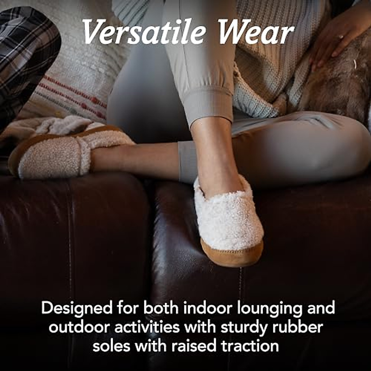 Acorn Women's House Slippers, Recycled-Natural, 8-9