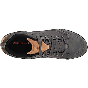 Merrell Men's Burnt Rock Travel Suede Hiking Shoe, Granite, 10 M US