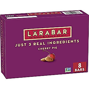 Larabar Cherry Pie, Gluten Free Vegan Fruit & Nut Bars, 1.7 oz bars, 8 ct