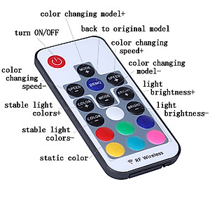 DS RGB Case Fans Controller Kit with 17Key Remote, Connect to DS RGB RAM Heatsink and DS PC RGB LED Strip (SATA Power Cable, O Series)