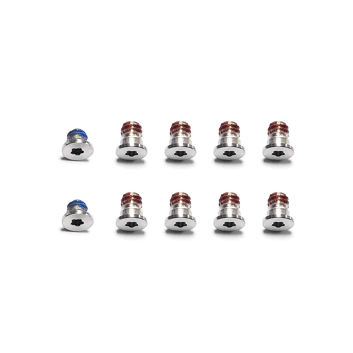 ICTION New Bottom Case Screws (Pentalobe x10) Replacement for MacBook Pro Retina 13" A1425 / A1502 & 15" A1398 (2012-2015) (Retina Screws(1set/10pcs)