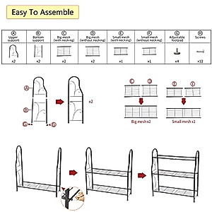 SORCEDAS Plant Stand Rack 3 Tier Metal Corner Plant Shelf Indoor Outdoor Multiple Holder for Living Room Balcony Garden ,White