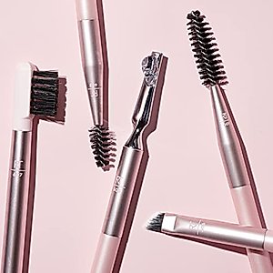 Real Techniques Brow Styling Set, For Lifting Brows, Fill & Style, Dual-ended Makeup Brushes, Full Kit for Eyebrows, Get Full, Laminated, or Natural Brows, Multiuse Tools, 3 Piece Set