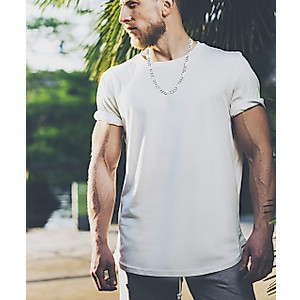 Verona Jewelers 7MM 925 Sterling Silver Classic Figaro Chain - Italian Necklace Figaro Chain (24)