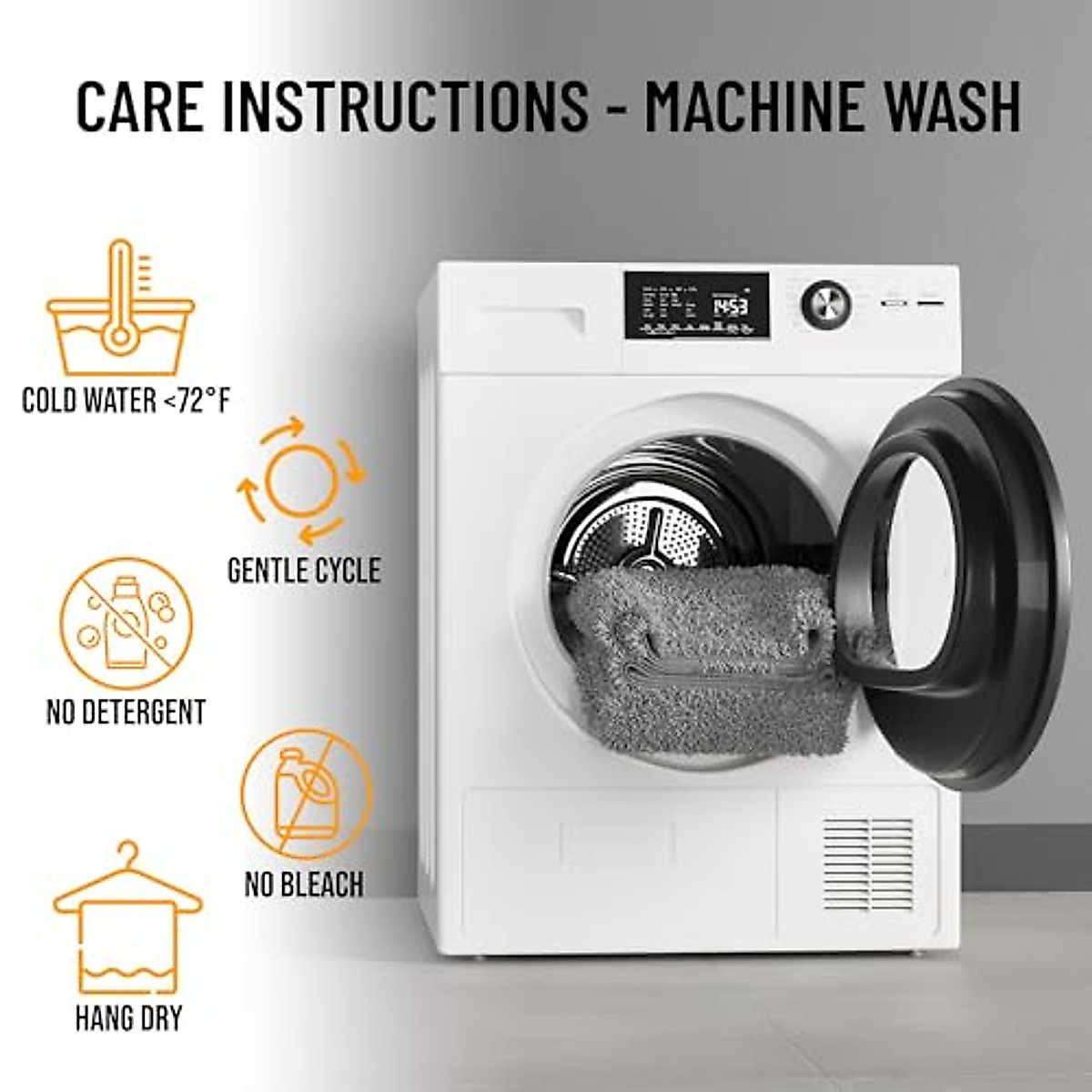 Ottomanson Luxury Collection Indoor Solid Design Rubber Back 2x6 Soft Pile Shag Rug for Hallway, Entryway, Kitchen, Living Room, Bedroom, Bathroom, Runner-2' x 6', Dark Gray