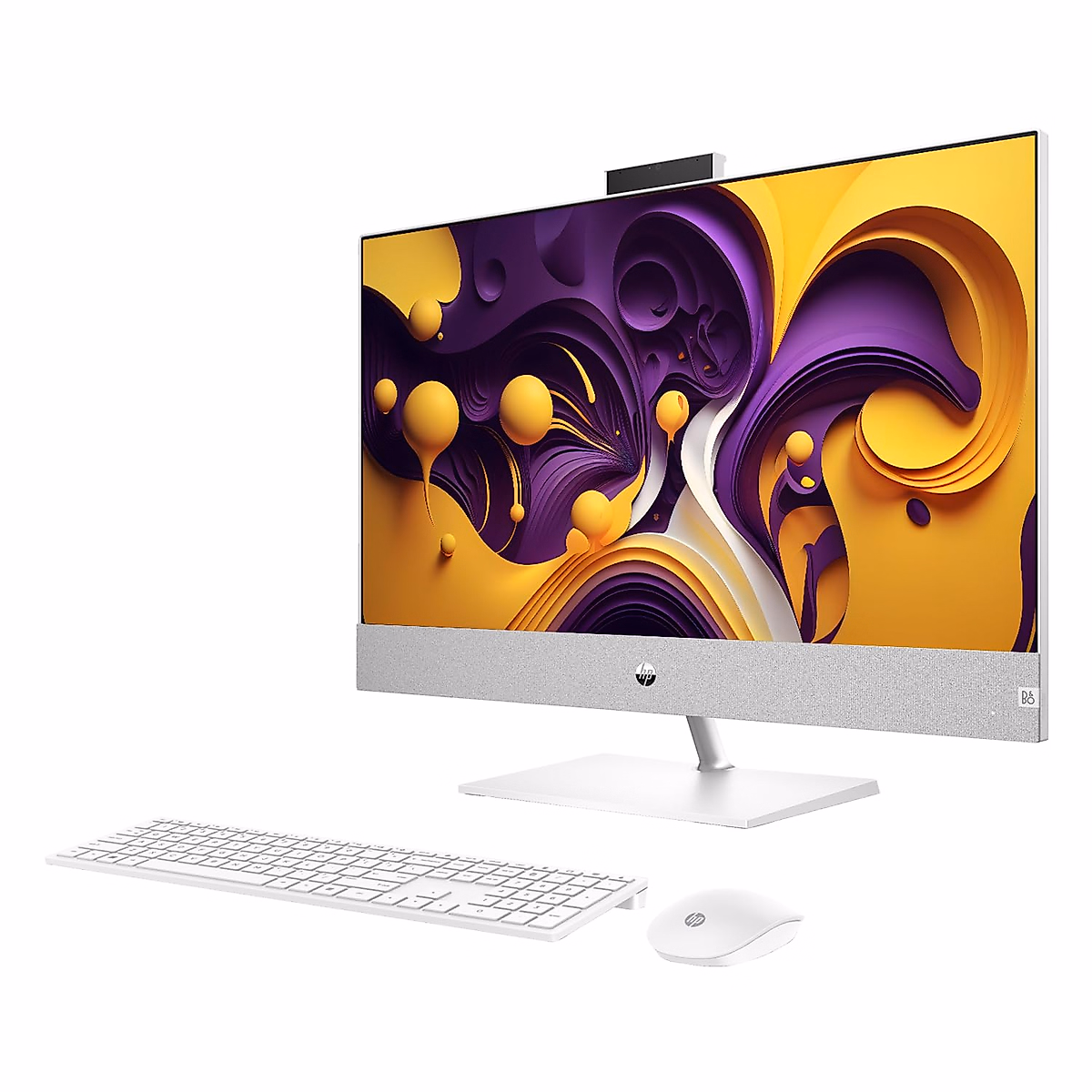 HP Pavilion 27 Business AIO Desktop, 27" FHD Touchscreen, Intel Core i7-13700T, NVIDIA RTX 3050, 32GB RAM, 1TB SSD, Webcam, HDMI, Wireless K&M, Wi-Fi 6, Windows 11 Pro