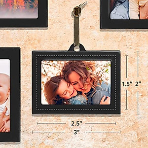 Maypes Family Picture Frame Set of 8, Best Gift & Boho Wall Decor, Family Tree, Hanging Picture Frames Ornaments 2x3 (4 Vertical & 4 Horizontal)