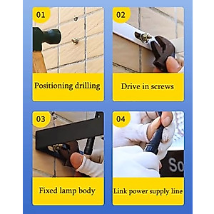 ZXXHNNAIH Solar Street Light IP66 Waterproof Solar Street Lights Outdoor LED Commercial Lighting with 19 ft Cables and Remote Control, Easy to Install