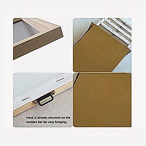 Inspirational Success Canvas Wall Art Blue Iceberg Motivation Quotes Print Poster Picture Artworks For Home school Office Artwork Decor Gift Ready to Hang (12''x 16'' 30 x 40 cm)