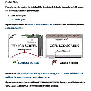 Toshiba SATELLITE C55-B5300 Laptop Screen 15.6 LED BOTTOM LEFT WXGA HD