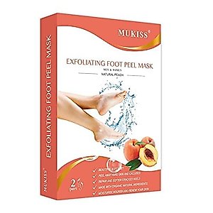 Peach Foot Peel Mask - Repair Cracked Heels, Remove Dead Skin. Makes Your Feet soft And Beautiful