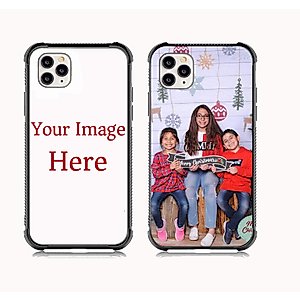 milika Custom Pictures Phone Case for iPhone 11 Pro max Personalized Custom Phone Cases Customized Slim Soft and Hard tire Shockproof Protective Anti-Scratch Phone Cover Case Make Your Own case
