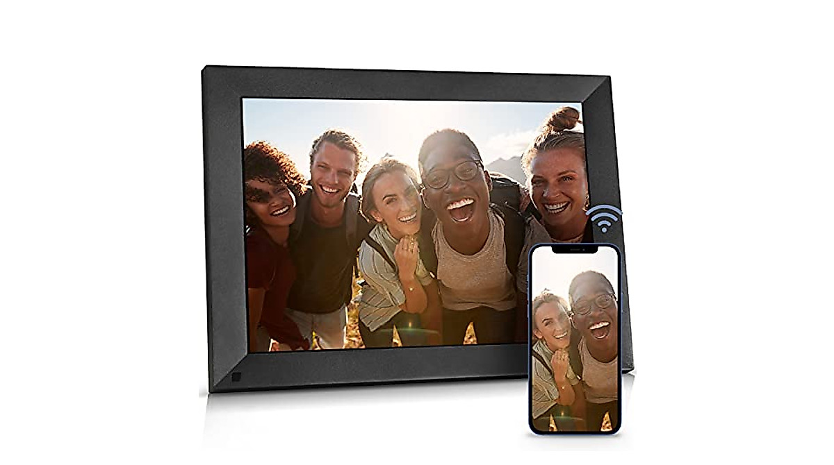 BSIMB 15-Inch Digital Picture Frame with WiFi & Touch Screen
