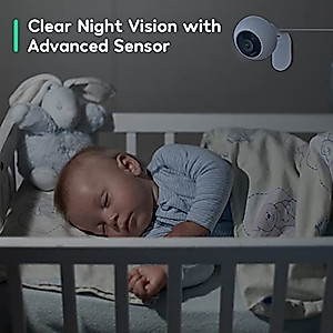 winees 2K Indoor Security Camera, QHD WiFi Camera with 2-Way Audio, 4MP Pet Camera with Phone APP, 2.4GHz, Clear IR Night Vision, Human and Motion Detection for Baby/Mom, Alexa Compatible M2