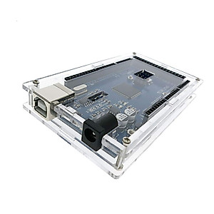 HiLetgo 5pcs Mega 2560 Enclosure Case Kits Transparent Acrylic Enclosure Case Mega 2560 Case Enclosure Box for Arduino Mega 2560 R3 Pack of 5