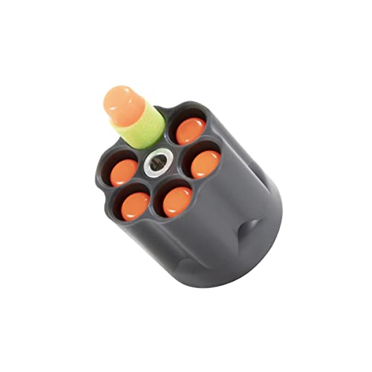 Rekt Jury Revolver CO2-Powered Foam Dart Blaster Pistol Gun, Blue