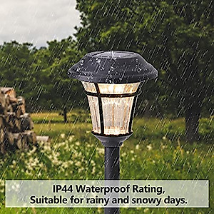 MAGGIFT 12 Pack Solar Pathway Lights Outdoor Solar Garden Lights for Patio, Yard, Driveway