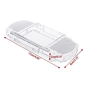 Universal Protective Case, Made of PC Material, Excellent Workmanship, Light Transmission, Shockproof, Anti Pressure, Anti Scratch Suitable for PSP2000 PSP3000