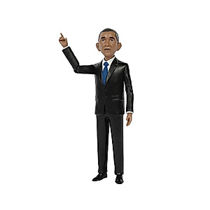 FCTRY Barack Obama Real Life Political Action Figure: Post-Presidency Barack Obama Collectible Figurine - Perfect for Collectors, Gag Gift, Funny Idea & Souvenirs