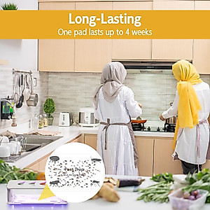 20 Pcs Flea Trap Refill Replacement Glue Boards for Flea Traps for Inside Your Home, Sticky Pads for Fleas, Bugs, Flies, Mosquitos, Safe for Human and Pets