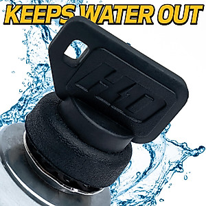 HD Switch Replaces Toro, TimeMaster 20200 20977 20978 21200 Snowthrower 1032 1132 Starter Ignition Key Switch - Ultimate Dual Protection Upgrade - 3 Keys & Free Carabiner